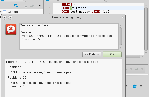 Sql Error Position With Postgresql Database · Issue 1411 · Dbeaverdbeaver · Github