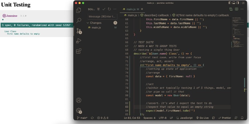 GitHub - KJWilliamson/javascript-testing: Basic unit testing with Jasmine
