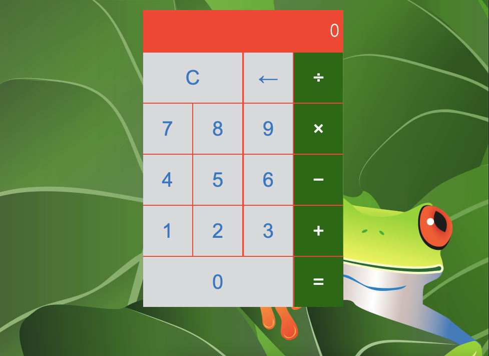 GitHub - KJWilliamson/fun-frog-design-calculator: Basic calculator built with HTML, CSS, and ...