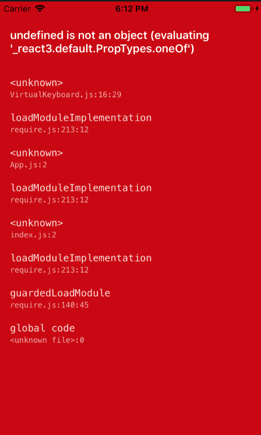 Undefined is not an object · Issue #3 · nshaposhnik/React-Native-Virtual-Keyboard · GitHub