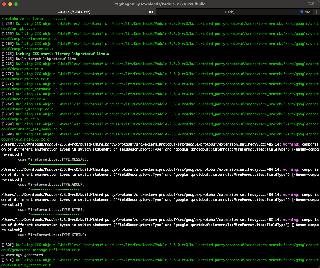 2.3.0-rc0 macbook M1Pro 源码编译失败 · Issue #42402 · PaddlePaddle/Paddle · GitHub
