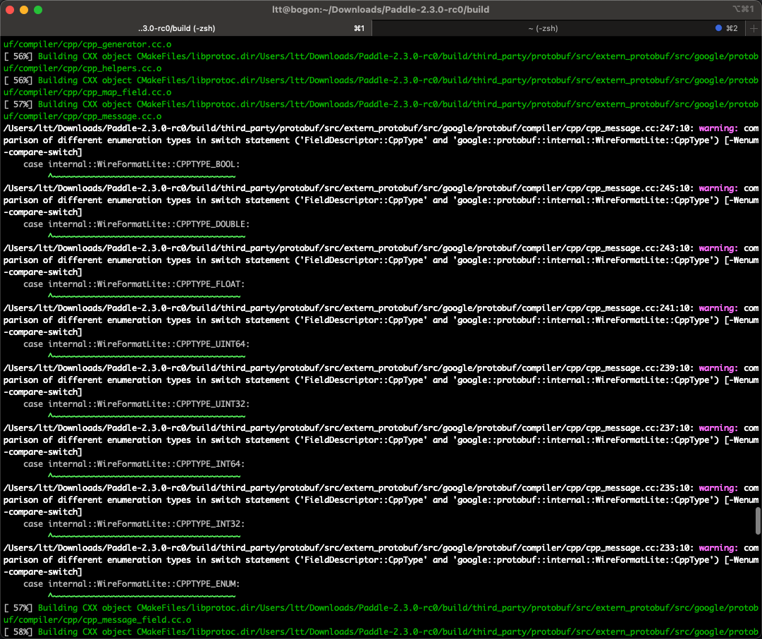 2.3.0-rc0 macbook M1Pro 源码编译失败 · Issue #42402 · PaddlePaddle/Paddle ...