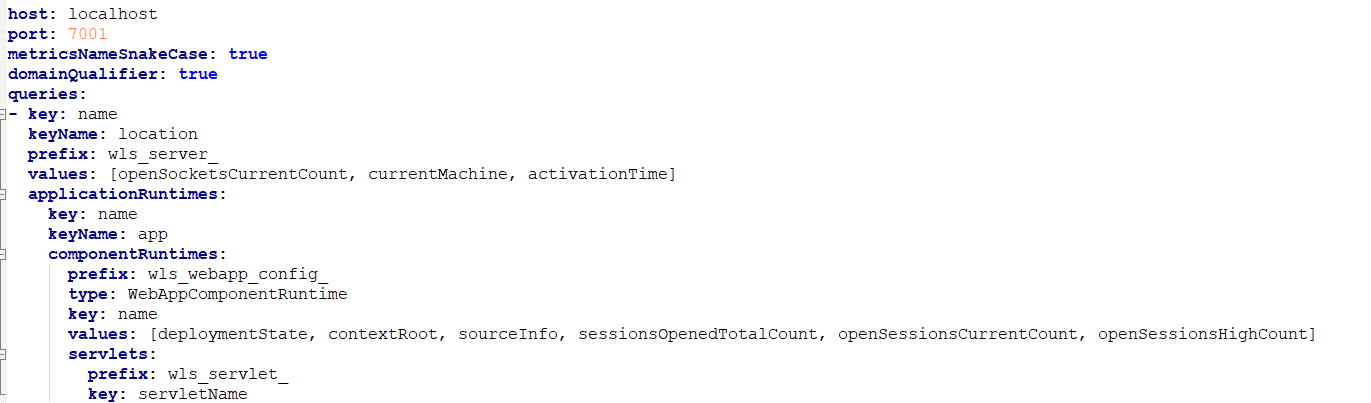 Unable To Get Other Metrics From Serverruntimembean · Issue 149 · Oracle Weblogic Monitoring