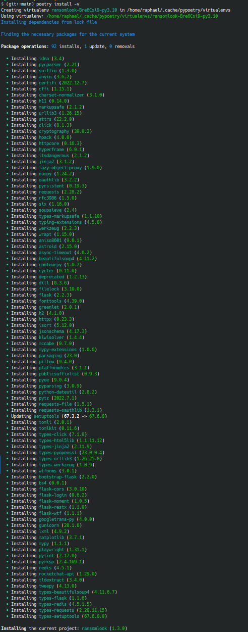 [Bug]: ransomlook module isn't installed · Issue #120 · RansomLook/RansomLook · GitHub