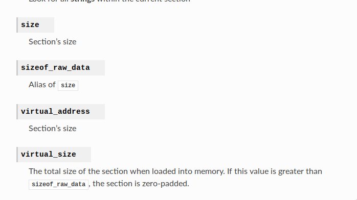 Potential Typo In The Documentation Pe Section · Issue 292 · Lief Project Lief · Github
