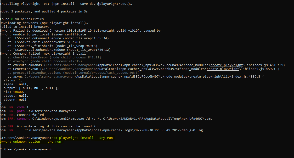 [BUG] Print the URL browser is downloaded from · Issue #16926 · microsoft/playwright · GitHub