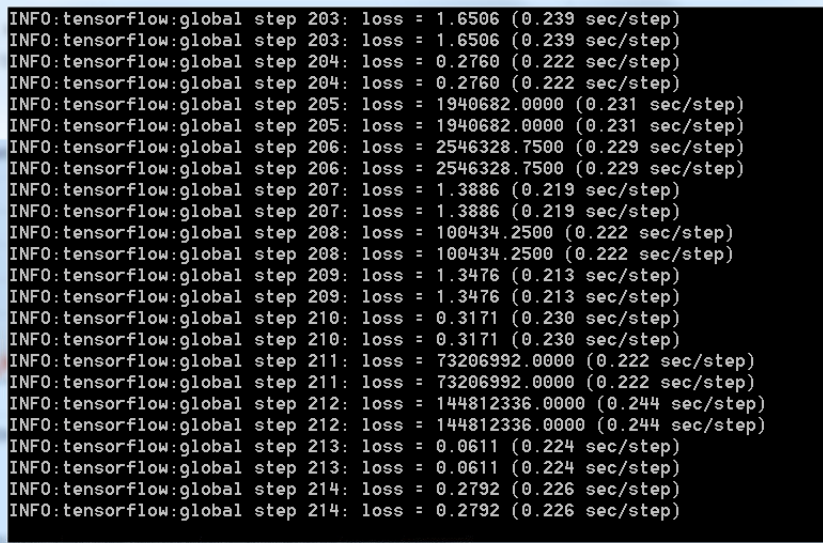 loss explode at about 150 steps · Issue #437 · EdjeElectronics ...