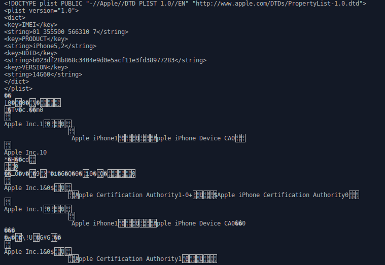 ParsePKIMessage error when parsing POST Request made by iOS SCEP client ...