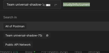 I was not able to do a fuzzy search even I put the hold url in it · Issue #12326 · postmanlabs ...