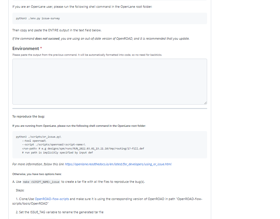 Issue forms by habibayassin · Pull Request #2489 · The-OpenROAD-Project ...