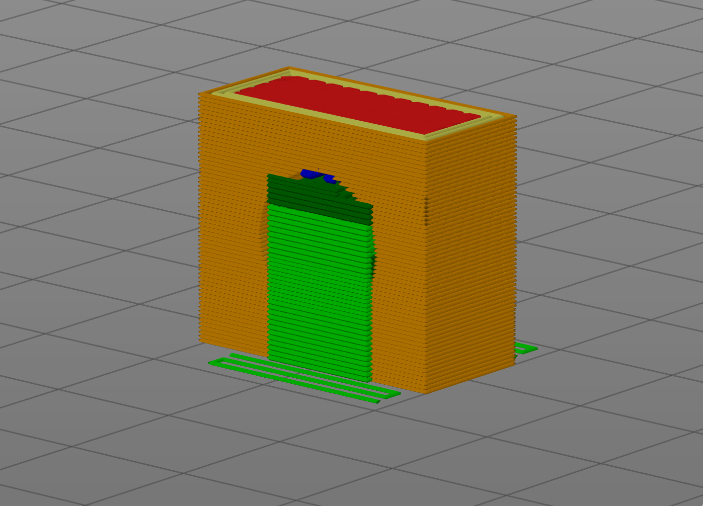 Support in holes always generates little towers on both sides · Issue ...