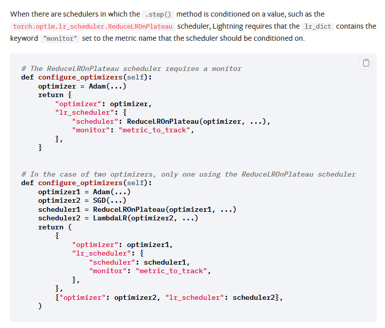 Misleading documentation for OneCycleLR, LambdaLR · Issue #9300 · Lightning-AI/pytorch-lightning ...