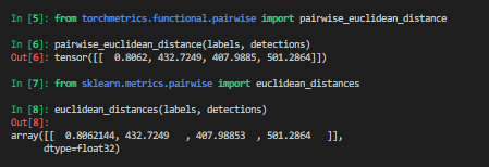 bug in pairwise_euclidean_distance · Issue #1351 · Lightning-AI/torchmetrics · GitHub