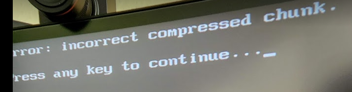 HA 8.0 fails to boot (incorrect compressed chunk) · Issue #1912 · home-assistant/operating ...
