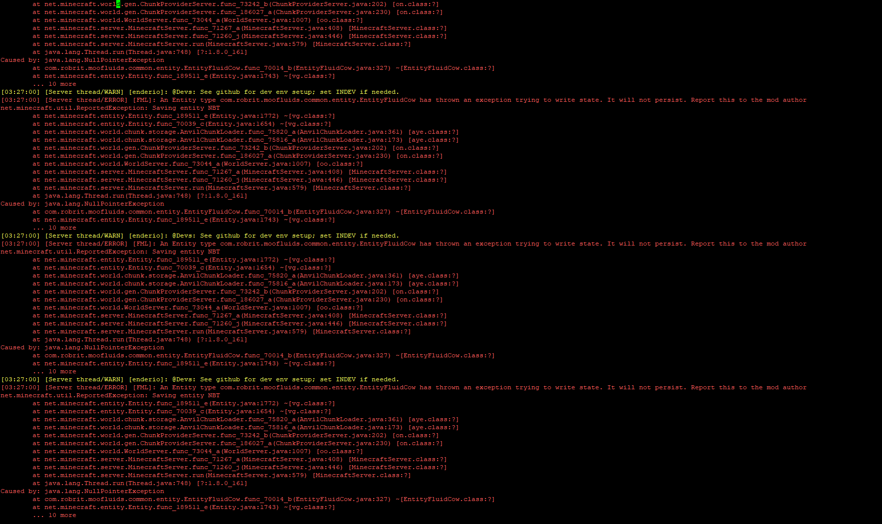 Server Crash / Failed to Start - 1.12 · Issue #2474 · SpongePowered/SpongeForge · GitHub
