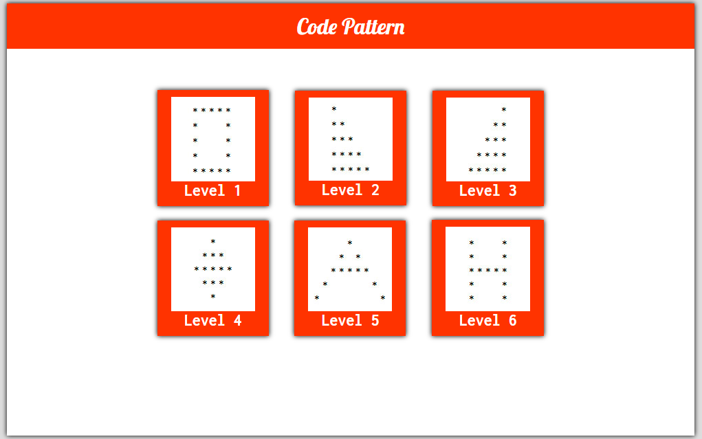 GitHub - rkaur98/CodePatternGame: Coding web app for building patterns with JavaScipt