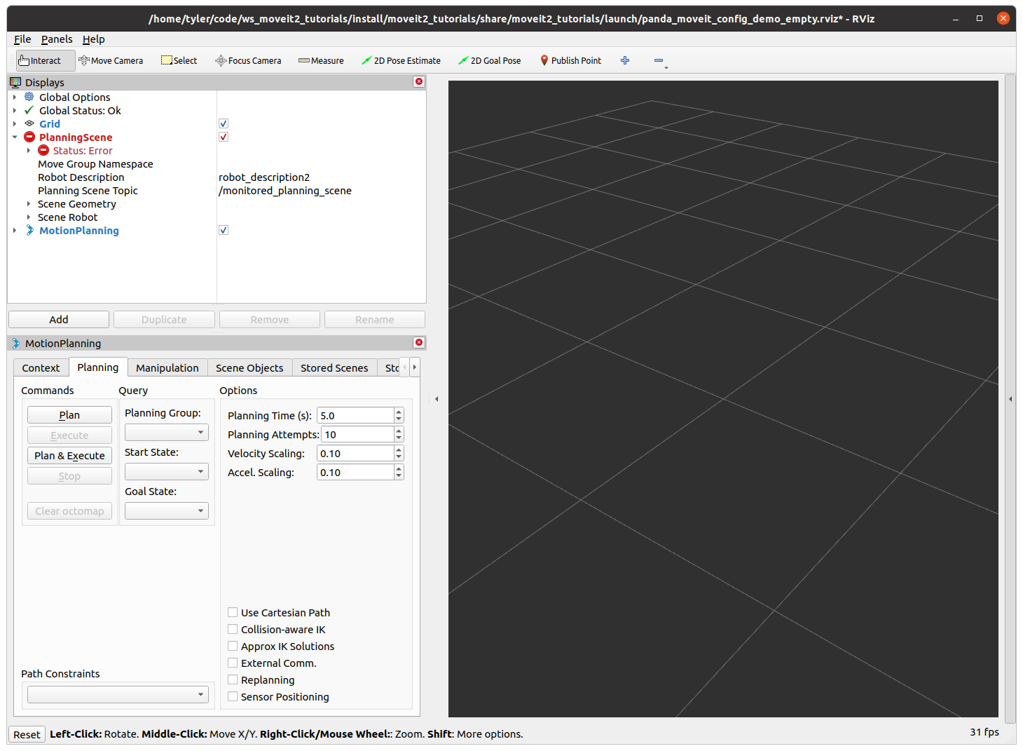 Race condition in rviz parameters for robot_description · Issue #106 · moveit/moveit2_tutorials ...