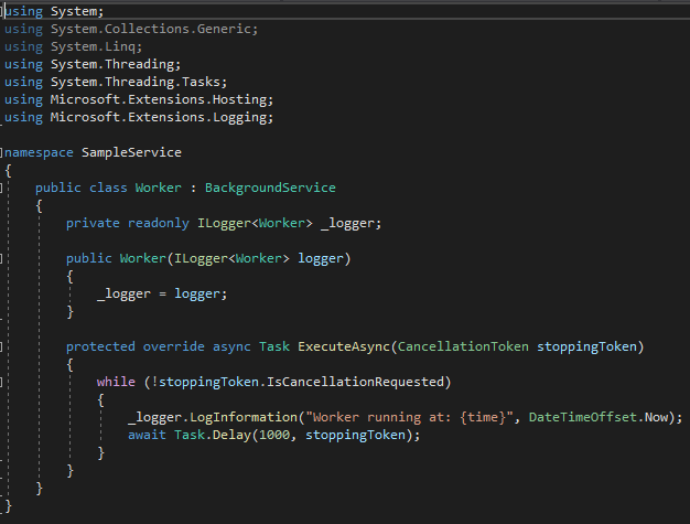 Worker Service not logging after deploy as Window Service (logging not ...