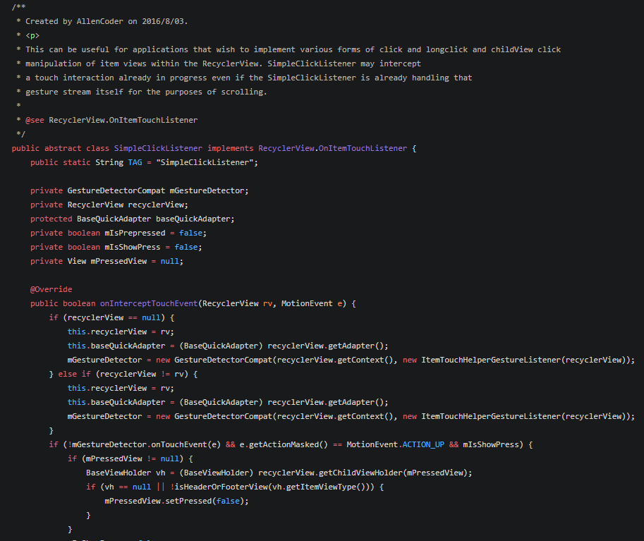 2.x版本的recyclerview 嵌套点击事件SimpleClickListener,新版本有替换吗？ · Issue #3125 · CymChad ...