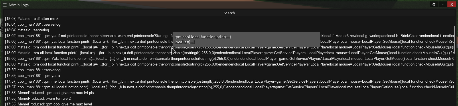 logs Cap text length if it exceeds a large certain length · Issue #34 · Epix-Incorporated/Adonis ...