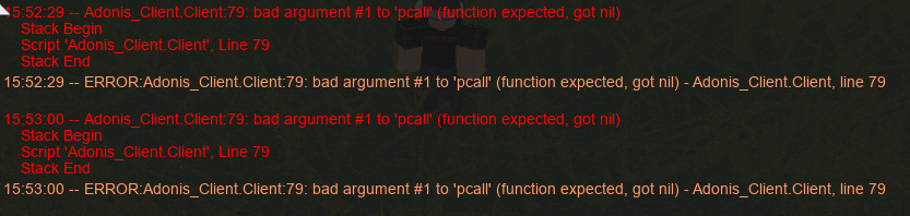 Adonis Client using pcall on nil function · Issue #46 · Epix-Incorporated/Adonis · GitHub