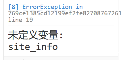 网站信息【$site_info 】变量，在插件中是否无效？ · Issue #310 · thinkcmf/thinkcmf · GitHub