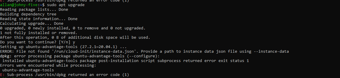 Windows 11 sudo upgrade -y failing · Issue #7237 · microsoft/WSL · GitHub