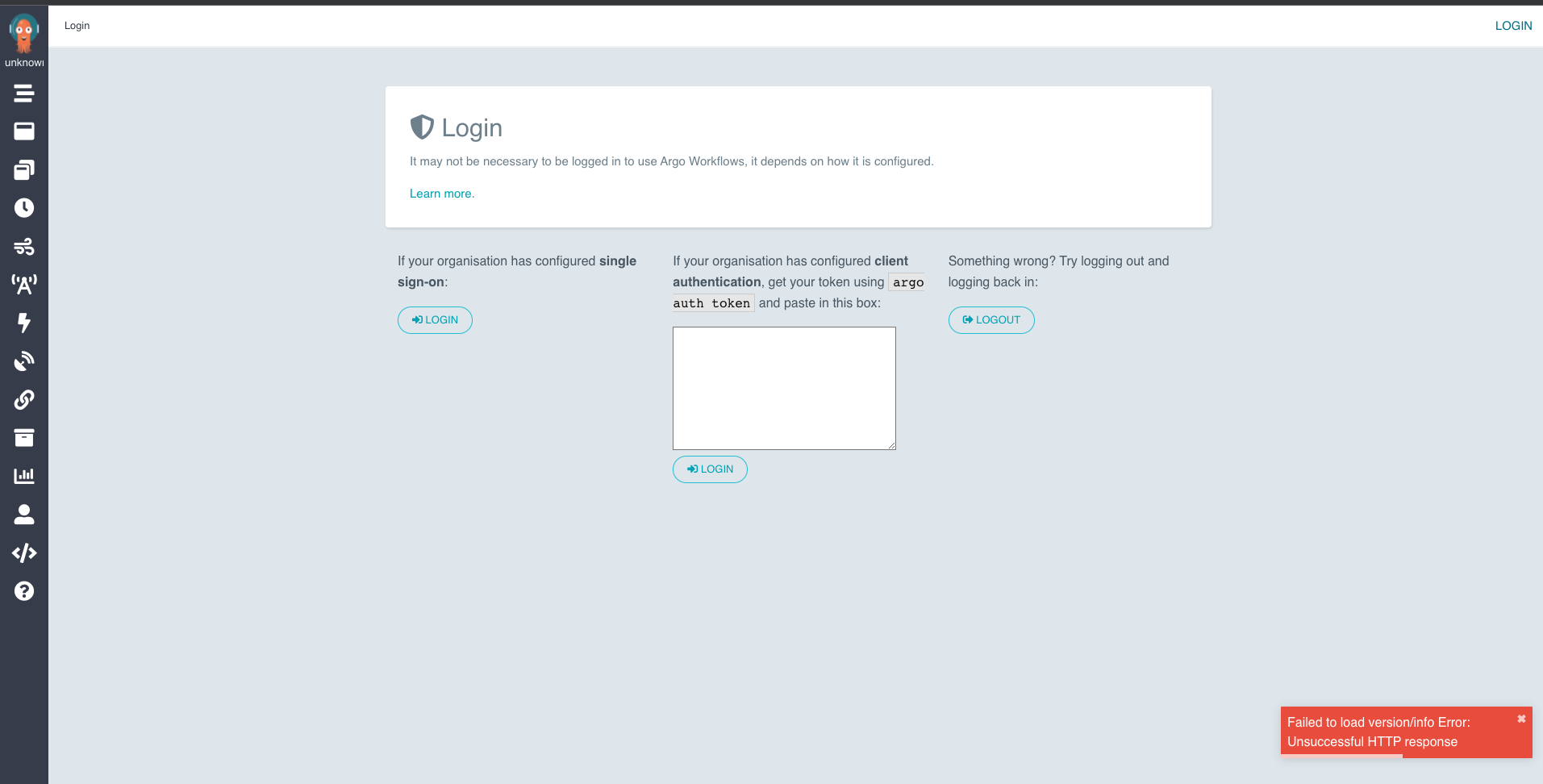 Error when landing page, once sso is configured. · Issue #7921 · argoproj/argo-workflows · GitHub