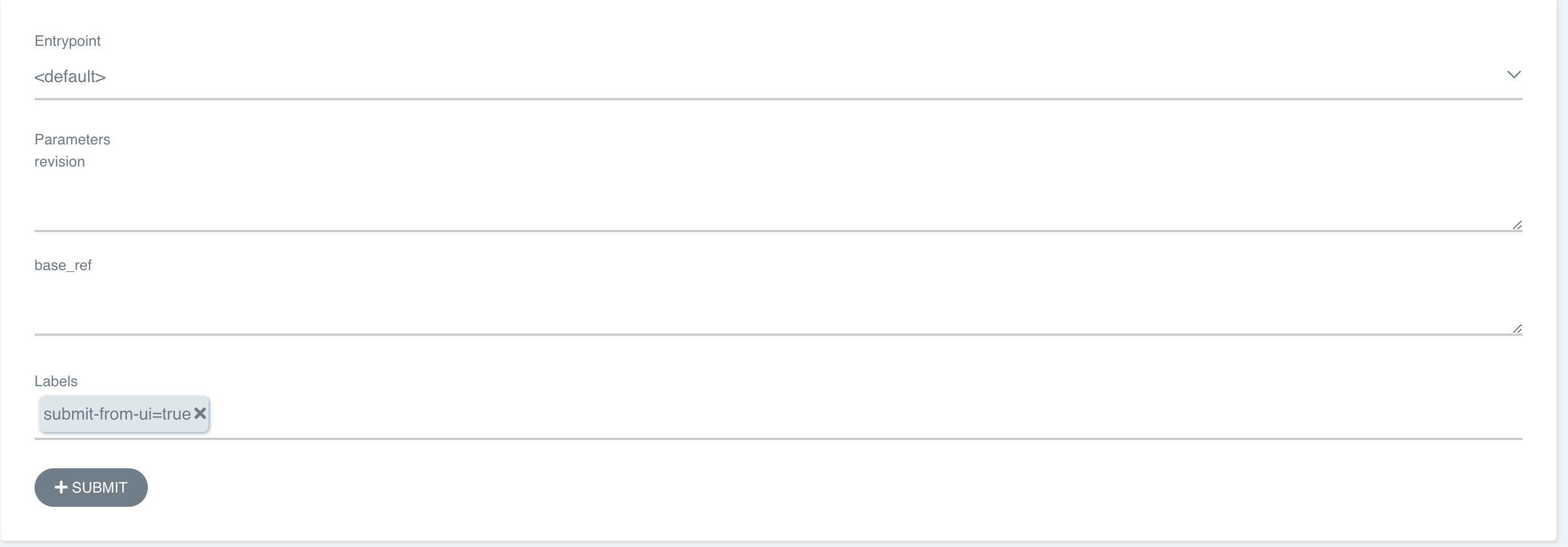 Ui Allow Global Parameters To Be Input When Submitting A Workflowtemplate S Template · Issue