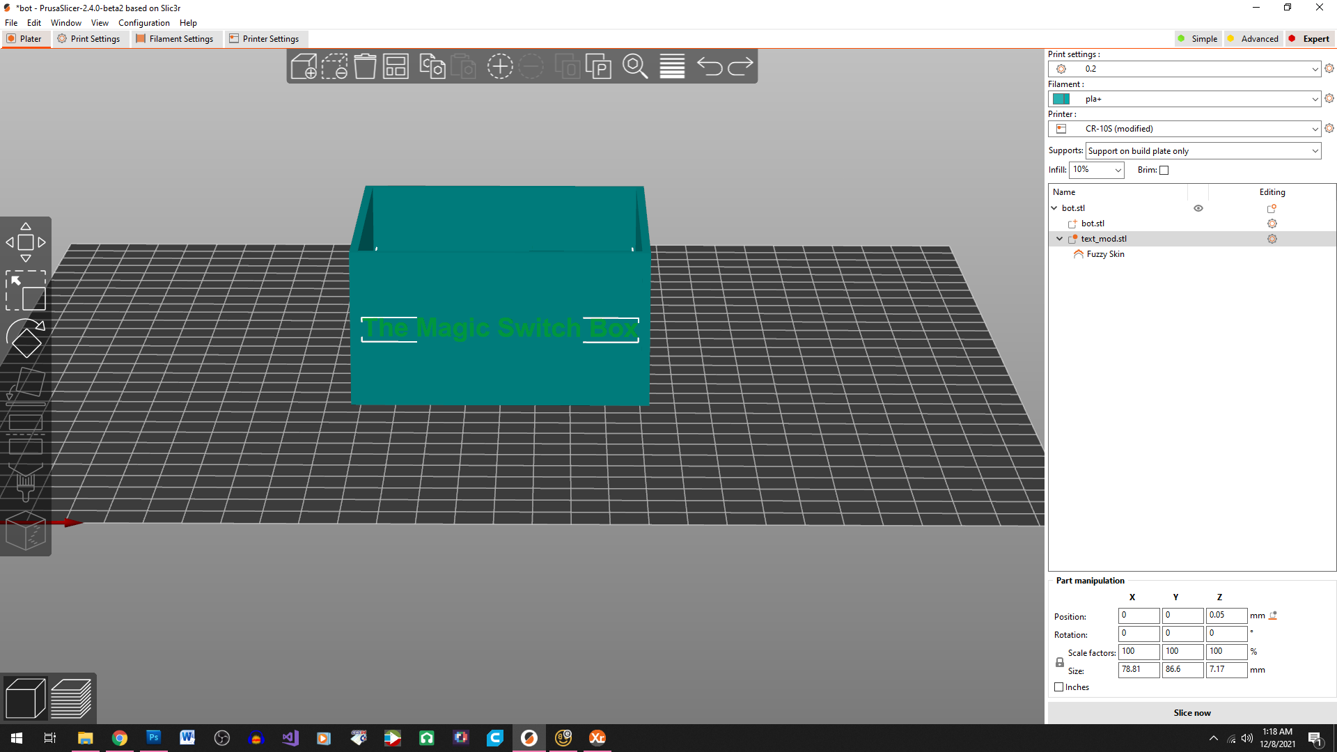 reload from disk on modifiers not working and weird stl alignment... · Issue #7429 · prusa3d ...