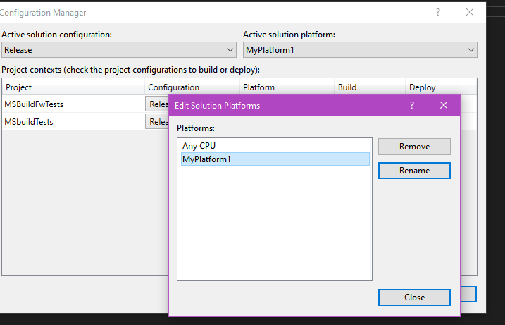 Get the renamed Platform passed in from command-line · Issue #4752 · dotnet/msbuild · GitHub