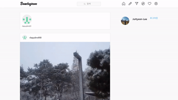 GitHub - boostcamp-2020/Project18-A-Boostagram: 🚀 BOOSTAGRAM : Instagram clone project