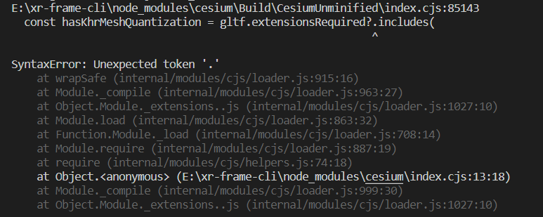 执行npm Run Dev Andand Xr Frame Gltf I Test Gltf Sources Gltf Index Gltf O Test Gltf Dist报错 · Issue