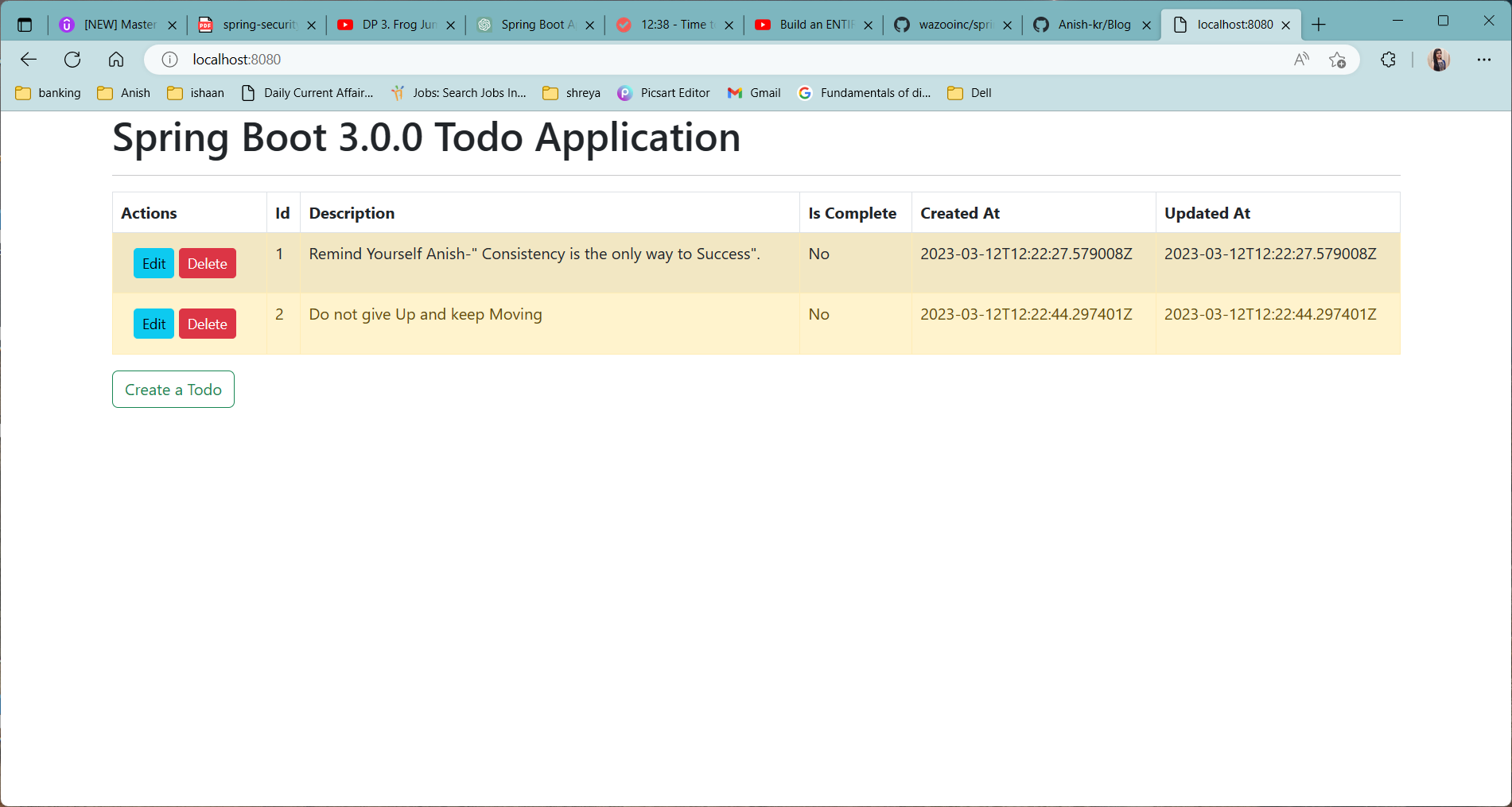 GitHub - Anish-kr/To_Do_Application: Create ,Edit, Delete Your Todos