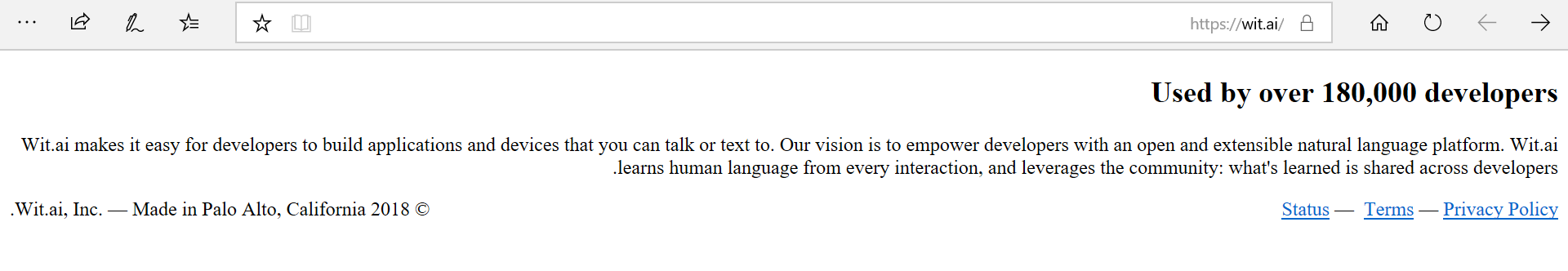 Cannot Enter To The Website "WIt.ai". Like Nothing There · Issue #1312 · wit-ai/wit · GitHub