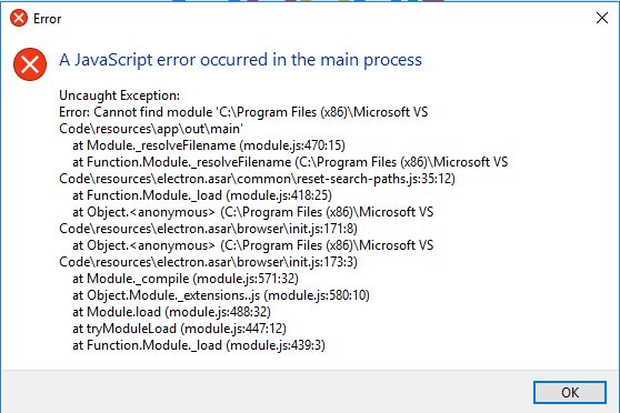 Updating to v 1.13.0 prompted an error. · Issue #28307 · microsoft ...