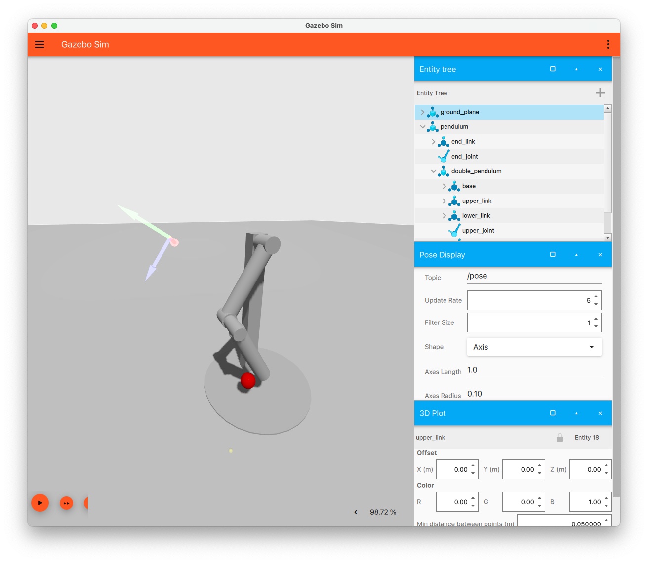 PosePublisher incorrect pose for link joined to nested model · Issue #1878 · gazebosim/gz-sim ...