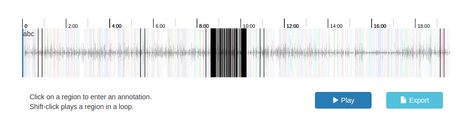 Black bars showing when moving regions · Issue #1981 · katspaugh/wavesurfer.js · GitHub