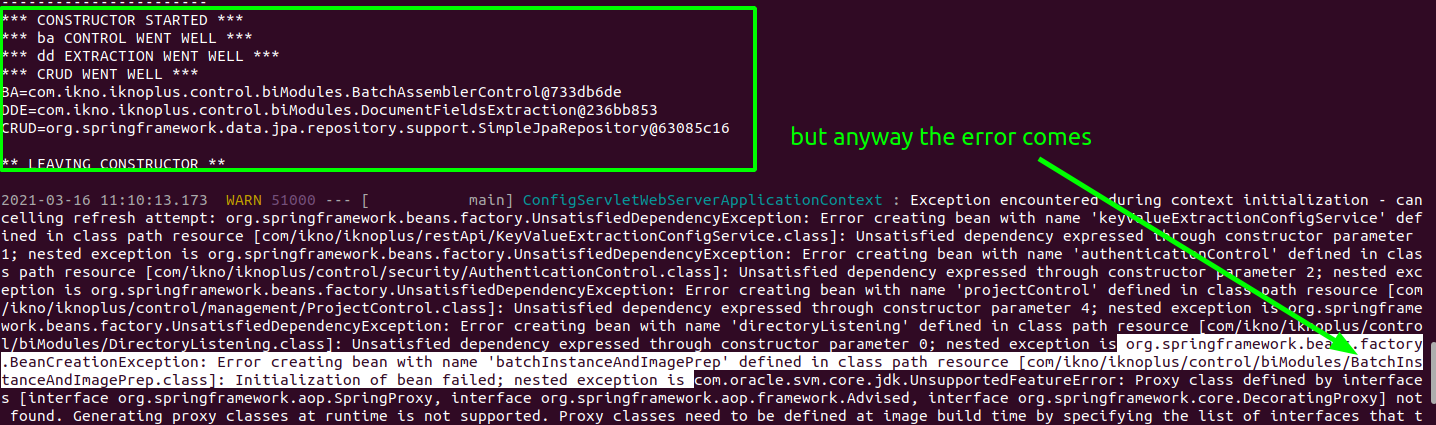Proxy class defined by interfaces not found. · Issue #619 · spring-attic/spring-native · GitHub