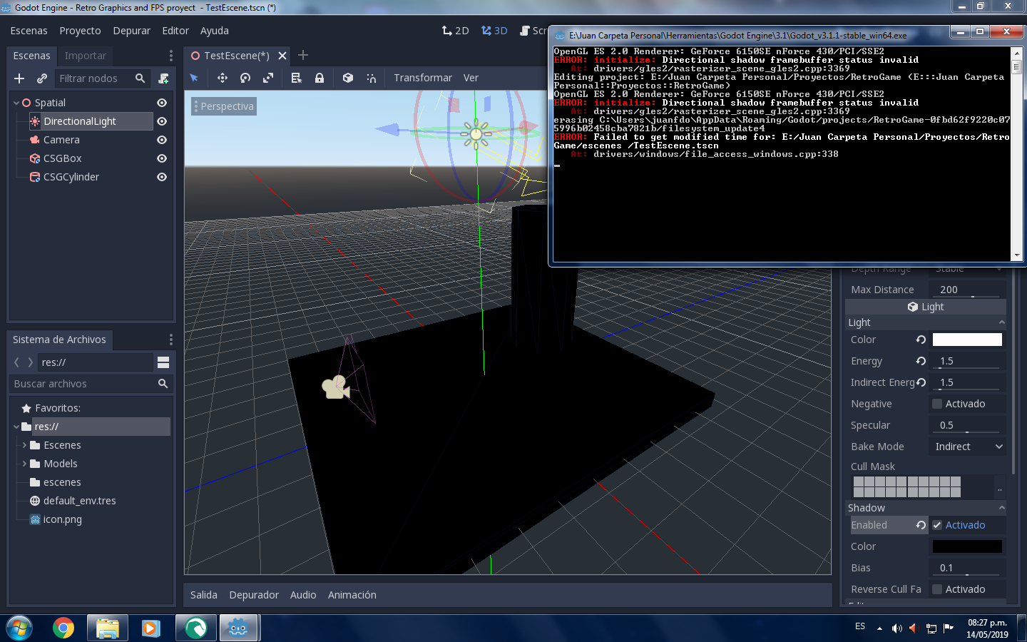 GLES2 Directional shadow framebuffer status invalid error and shadow bug · Issue #28894 ...