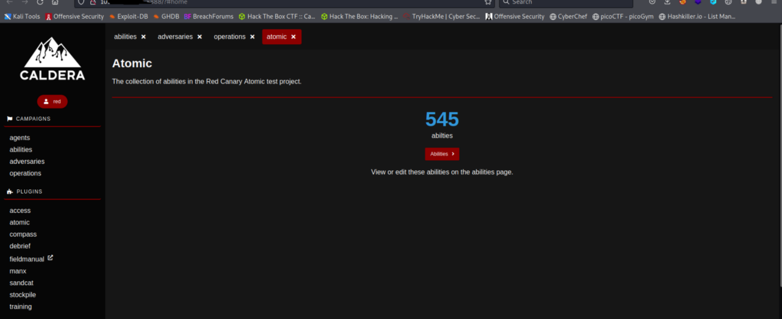 Atomic plugin : different abilities amount · Issue #2597 · mitre/caldera · GitHub