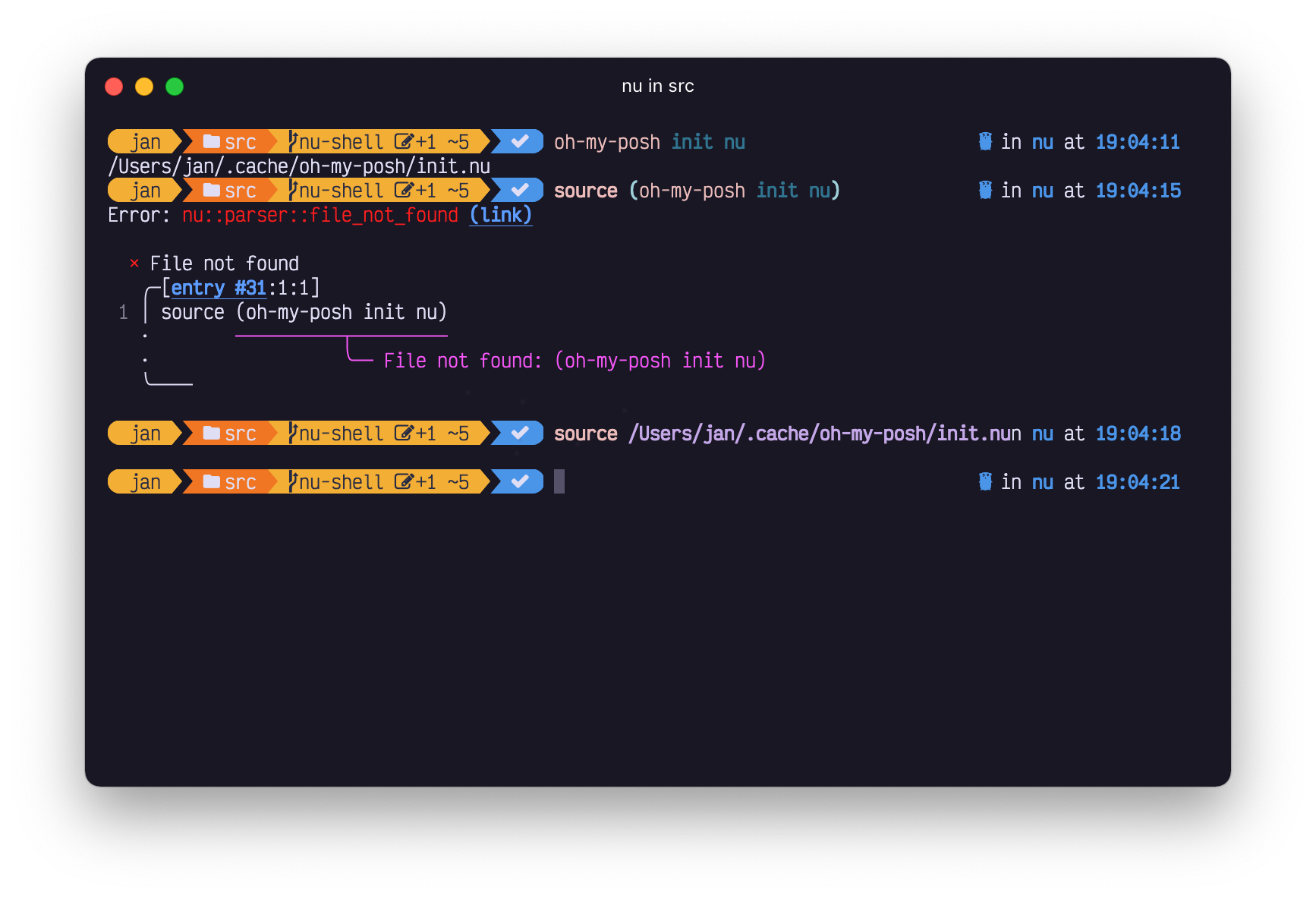 Source Command Is Unable To Handle Subexpression · Issue 5146 · Nushell Nushell · Github