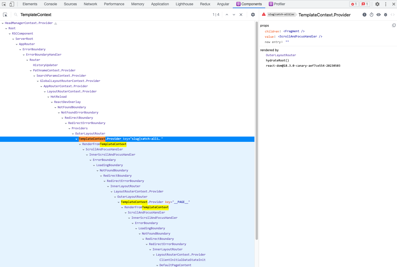 Whole page component re-renders (unmounts) when route changes in 13.2.5-canary.32 - 13.3.0 ...