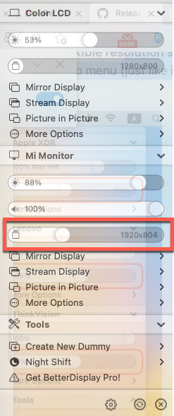 [bug]custom resolution doesn't show up on slider · Issue #689 · waydabber/BetterDisplay · GitHub