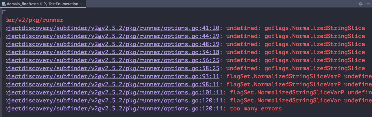 undefined: goflags.NormalizedStringSlice (library) · Issue #562 · projectdiscovery/subfinder ...