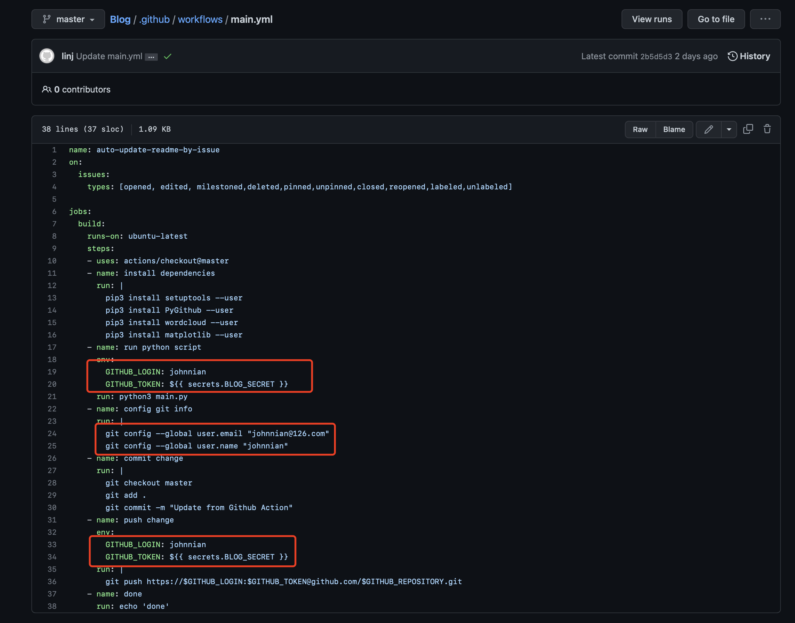 使用Github Issues 与 Github Actions写技术博客 · Issue #74 · johnnian/Blog · GitHub