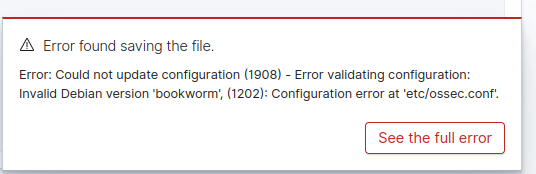 Add Debian bookworm vulnerabilties scanner · Issue #18136 · wazuh/wazuh · GitHub