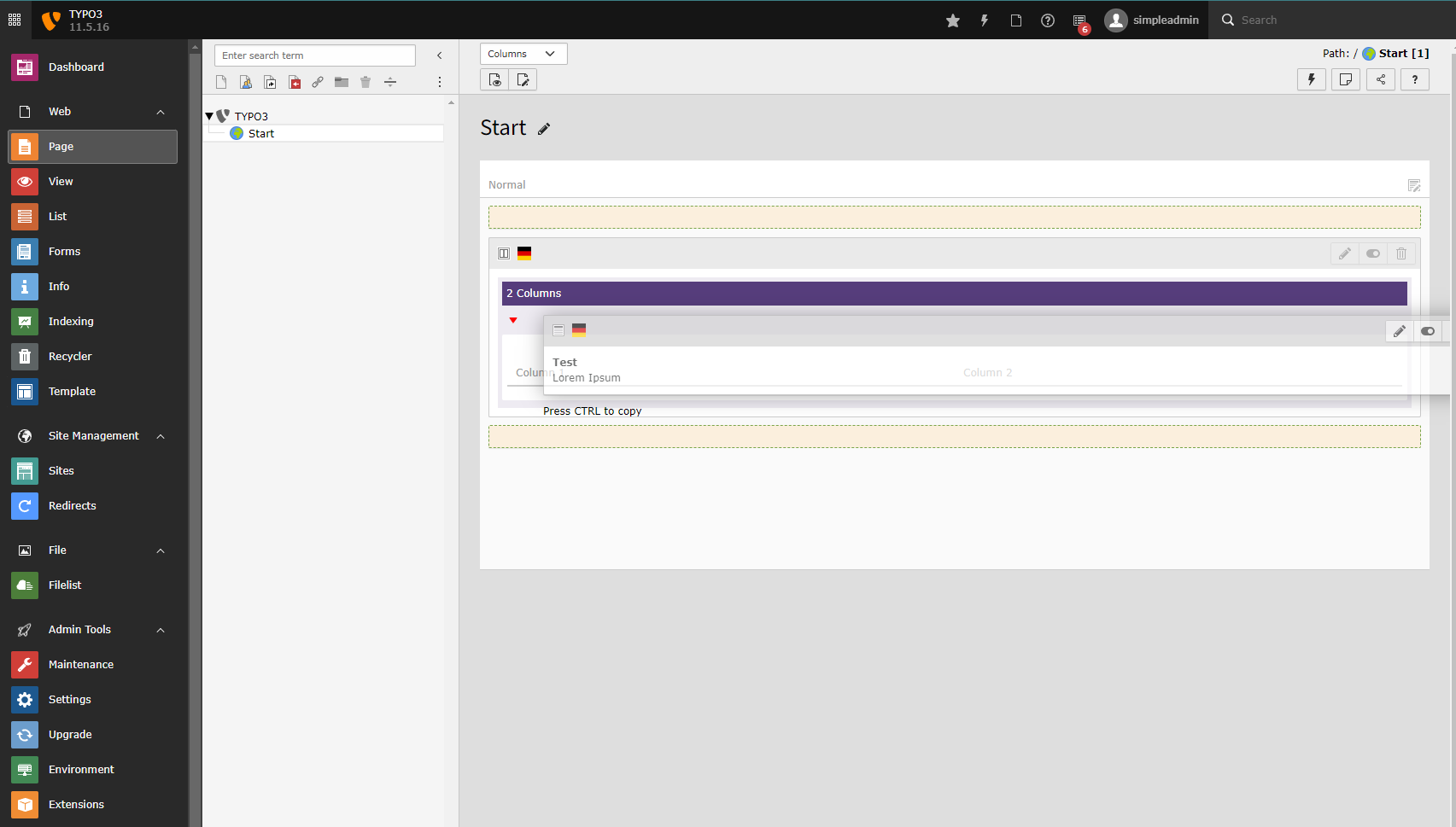 Issue with creating and displaying containers in BE: PHP 8 + T3SB 5.2.3 · Issue #265 ...