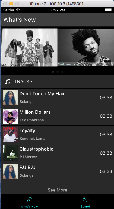 GitHub - cmcgheit/Searchify: Spotify Search for iOS