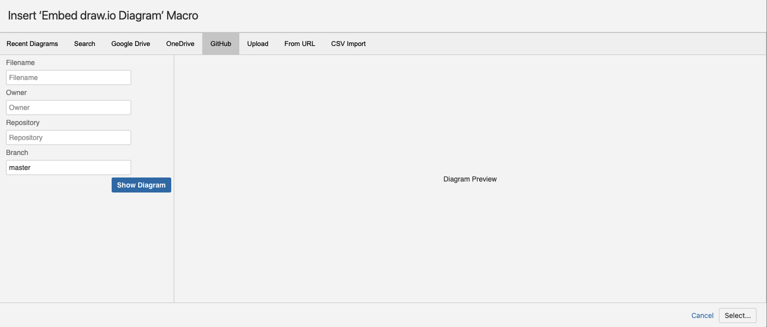 Embed draw.io files stored in GitHub · Issue #1279 · jgraph/drawio · GitHub
